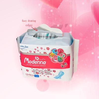 China OEM brand name blue chip women pads sanitary pads napkin manufacturer in China for sale
