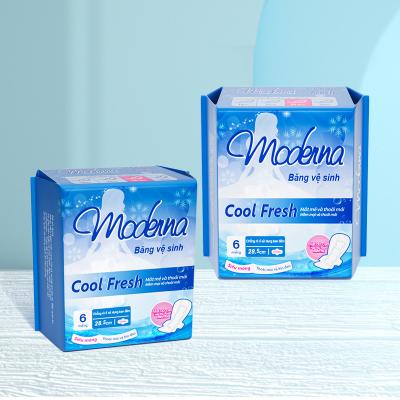 China Customized Ultra Thin Sanitary Napkins with 50-300ml Absorbency and 160-410mm Size Options for Private Label Manufacturing for sale