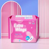 China Women Disposable Ultra Long High Absorbency Sanitary Napkins For Overnight With Cheap Price for sale