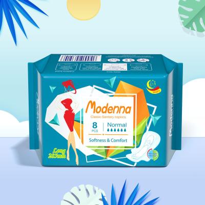 China Wholesale Breathable Disposable Highly Absorbent Cotton Sanitary Pads For Women Girl Sanitary Napkin Period Pads for sale