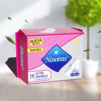 China Private label super absorbent ultra thin sanitary towel comfortable surface sanitary napkin with wings for sale