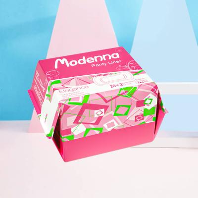 China Modenna Disposable Cotton Sanitary Napkins 240mm-320mm with 80-120ml Absorption Capacity for Day and Night Use for sale