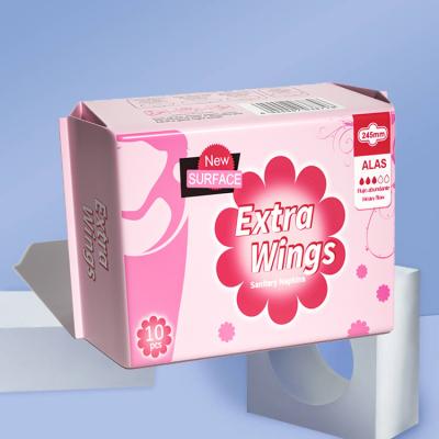 China Disposables Pad Hygiene Products 290mm Sanitary Napkin Women Menstrual Pad With Wings for sale
