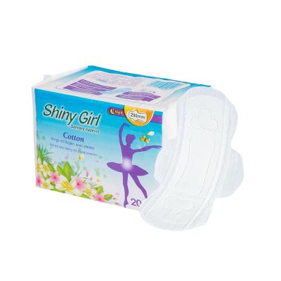 China Feminine Hygiene Oem Disposable Ladies Organic Cotton Sanitary Pads Anion Sanitary Napkin for sale