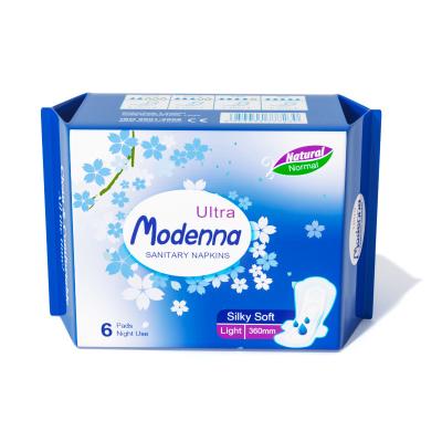 China Hot Sale Women Cotton Sanitary Napkins Pad Wholesa Super Absorbent Breathable Sanitary Napkins for sale