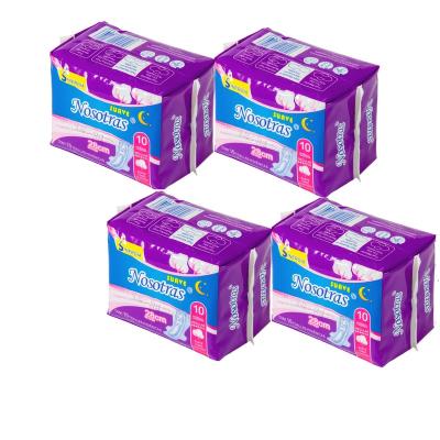 China 50-200ml Absorption Capacity Disposable Sanitary Napkin with Adhesive in Rectangle Design for sale