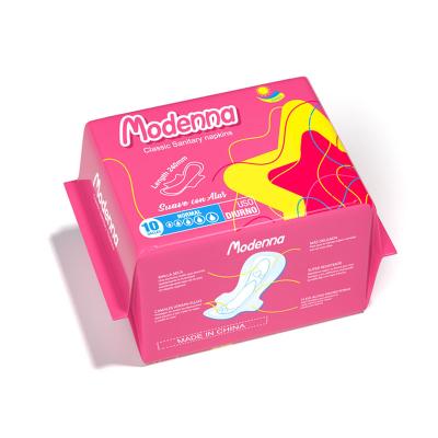 China Hygienic Sanitary Napkins Private Label Feminine Disposable Menstrual Pads Thick Sanitary Pads for Heavy Flow for sale