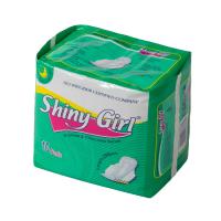 China Hot Selling Good Quality Shiny Girl Brand  Ladies Sanitary Napkin for Night Use for sale