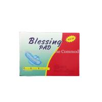 China Wholesale Blessing Pad Cotton Breathable Sanitary Napkins with Super High Absorbency & Winged Design for Africa Market for sale