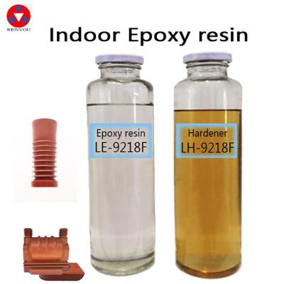 China Flame Retardant Transparent Liquid Epoxy Resin For Mutual Inductor APG Transformer for sale