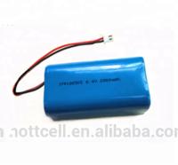 China 6.4V 2800mAh LiFePO4 Rechargeable Battery for Solar Light CE UL Certified for sale