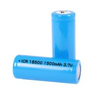 China 18500 Li Ion Rechargeable Battery 3.7v 1500mah For Solar Spotlight for sale