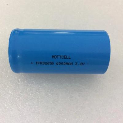 China 3.2V LiFePO4 Cylindrical Lithium Battery Cell 32700 32650 5000mAh 6000mAh for sale