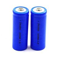 China IFR 18500 3.2V 600Mah Lithium Li-Ion Battery for light / toy / power bank for sale