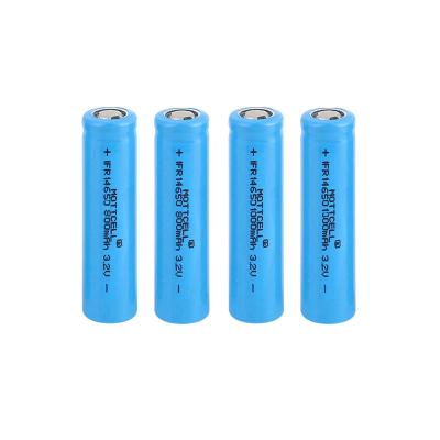 China 3.2V 14650 LiFePO4 Battery 1000mAh 800mAh Cylindrical Rechargeable for Solar Light for sale