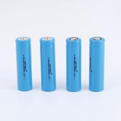 China Mottcell IFR14500 3.2V LiFePO4 Rechargeable Battery 600mAh 500mAh AA Size Cylinder Cell for sale