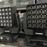 China Powerful Led Moving Head Lishi LiteLEES 25-Piece 40 Watt Moving Head Stage Lights for sale