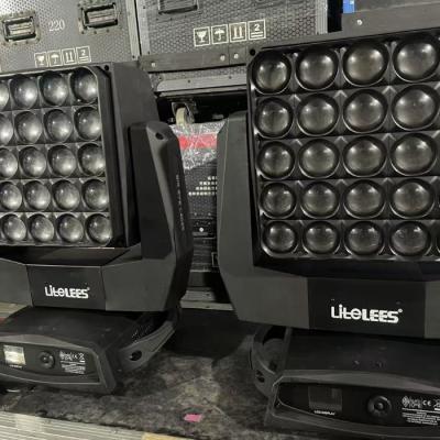 China Powerful Led Moving Head Lishi LiteLEES 25-Piece 40 Watt Moving Head Stage Lights for sale