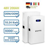 China Powerwall Lithium Ion 48V Solar Battery 100ah 200ah 10kwh Wall Mount Lifepo4 Battery for sale
