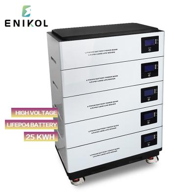 China Built-In BMS Stackable LiFePo4 Battery 48v 100ah 200ah 400ah Home Energy Storage For Solar for sale