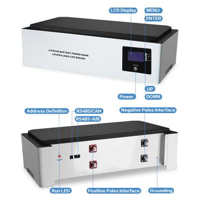 China Wholesale 48v Solar Battery Lithium 100ah 200ah Stackable Lifepo4 Battery Akku 51.2v for sale