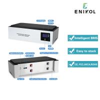 China Lithium Iron Phosphate Cell 51.2V 100AH Stackable 48V LiFePO4 Solar Battery for sale