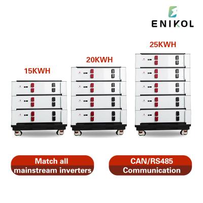China 48V Solar Energy System 51.2v Lifepo4 100ah 200ah Lithium Battery Stackable for Household for sale