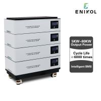 China Lithium Iron Phosphate Cell 51.2V 100AH Stackable 48V LiFePO4 Solar Battery for sale