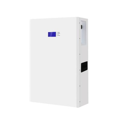 China 51.2V Wall Mounted LiFePo4 Battery 100AH Rated Capacity 5120WH Energy Storage for sale