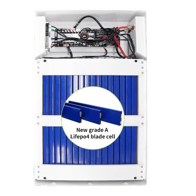 China 100ah Lithium Iron Phosphate 48V Solar Battery With LCD Display And Built In BMS for sale