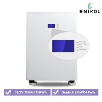 China Large Capacity 15kwh Battery Lifepo4 48v Solar Battery Lithium 51.2v 300ah for sale