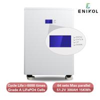 China Superior Performance 48v Solar Lithium Battery Lifepo4 15kwh 51.2v Emergency Backup for sale