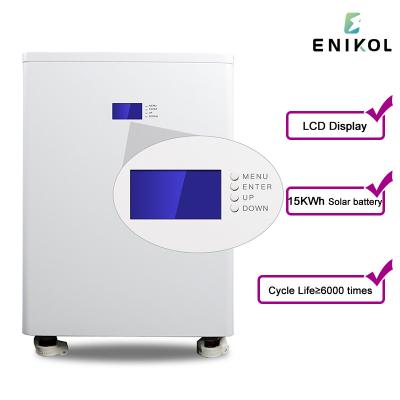 China LCD 48V Lithium Iron Phosphate Solar Battery 300AH Energy Storage Household for sale