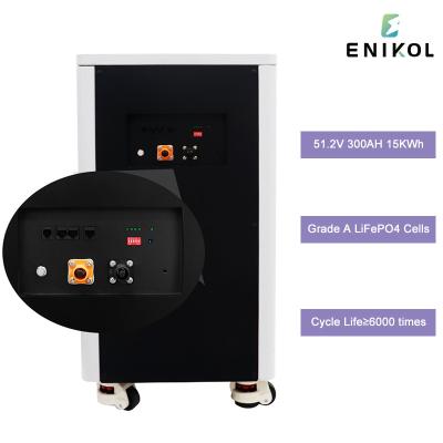 China Customization 48v 300ah Lifepo4 Home Battery Solar 15kwh Lithium Battery Pack for sale