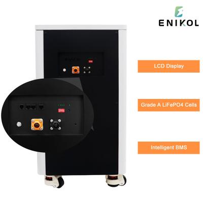 China Long Cycle Life Lithium Iron Phosphate Battery with BMS for 48V Solar Systems for sale