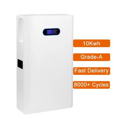 China 51.2V 200AH Wall Mountable Lithium Battery with BMS 48V lifepo4 batteries for solar for sale