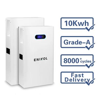 China Lithium Battery 48V Wall Mounted 200AH 10240WH LiFePo4 Battery With Built In BMS for sale