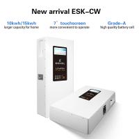 China 48V Lithium LiFePO4 Solar Battery Touchable Screen 300AH Wall Mounted Battery for sale