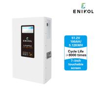 China 48V Solar Lithium Iron Phosphate Battery 100AH With LCD Display Touchable Screen for sale