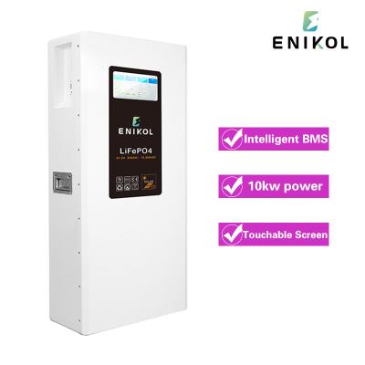 China 51.2V Home Battery System Touchable Screen 48V Solar Battery Charging Power Wall for sale