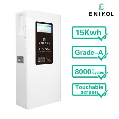 China High Storage Capacity 48V LiFePO4 Solar Battery Touchable Screen CE MSDS Certified for sale