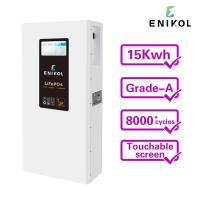 China Industrial 15KWH Capacity Lithium Iron Phosphate 48V Solar Battery Built in BMS for sale