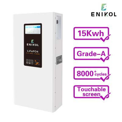 China Industrial 15KWH Capacity Lithium Iron Phosphate 48V Solar Battery Built in BMS for sale