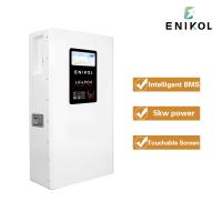 China 48V Solar Lithium Iron Phosphate Battery 100AH With LCD Display Touchable Screen for sale
