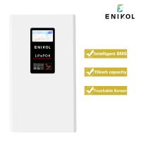 China 300AH 15360WH Wall Mounted LiFePo4 Battery 7-Inch Touchable Screen Long Cycle Life for sale