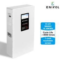 China 51.2V Lithium Iron Phosphate Battery 48V 200AH Solar Battery with LCD/Touchable Screen for sale