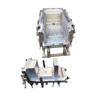 China Custom Heavy-Duty Cast Aluminum Rotomolding Mold with Molded-In Inserts & Steel Skeleton Frame for Insulated Cooler Boxes & Cold-Chain Containers for sale