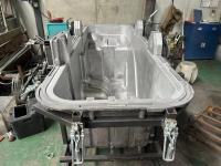 China Custom Large Cast Aluminum Rotomolding Mold with Steel Base Frame for Heavy Machinery Cabin Floorboards & Tractor Engine Covers for sale