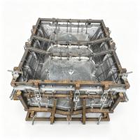 China Custom Heavy-Duty Cast Aluminum Rotomolding Mold with Reinforced Steel Frame & Multi-Clamp System for Large Plastic Tanks & Enclosures for sale