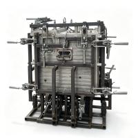 China Custom Complex Multi-Piece Cast Aluminum Rotomolding Mold with Multi-Directional Side-Cores & Mechanical Ejection Frame for Advanced Enclosures for sale